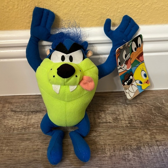 Warner Bros. | Toys | Nwt Toy Factory Mini Neon Blue Taz Looney Tunes ...